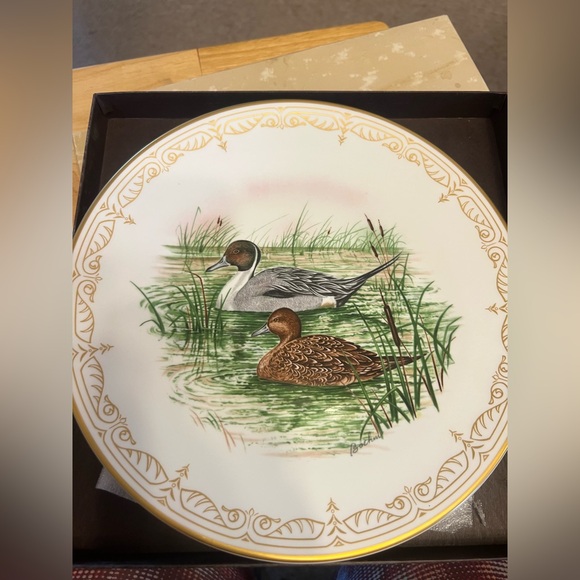 Accents | Boehm Water Birds Of North America Plate American Pintails ...
